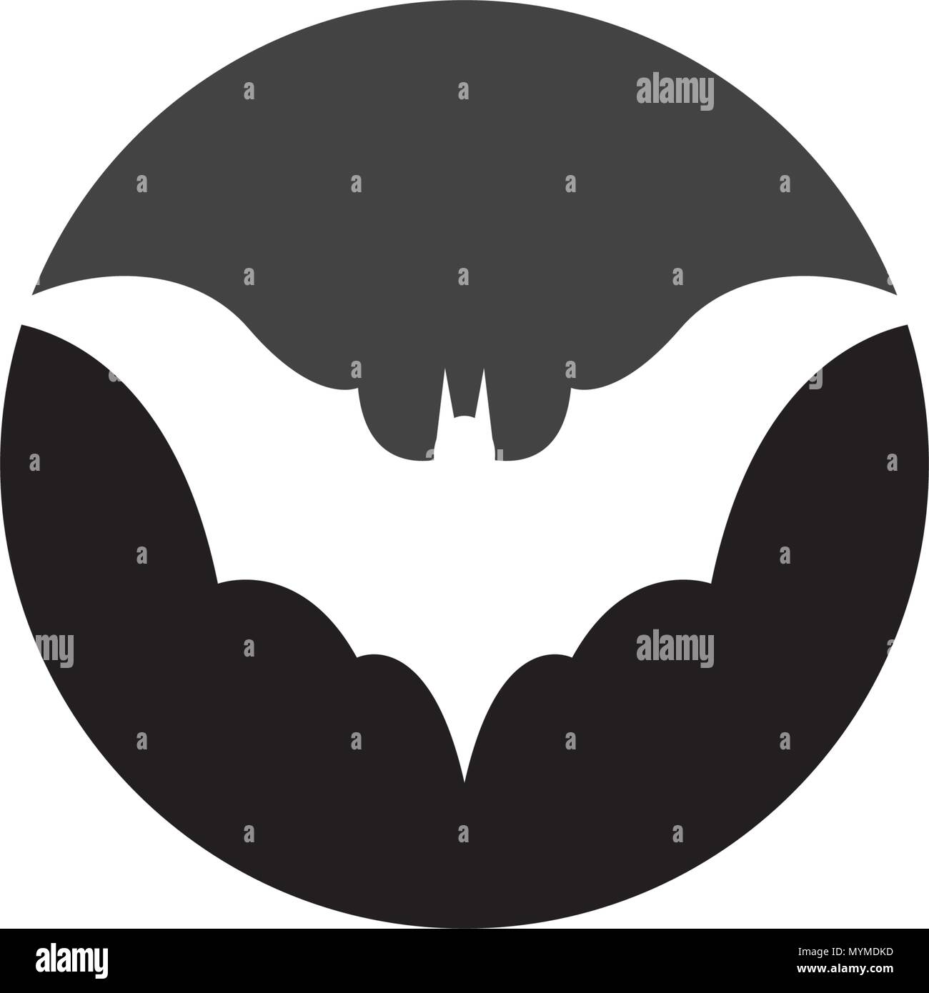 Bat vector icon logo template illustration design Stock Vector Image ...