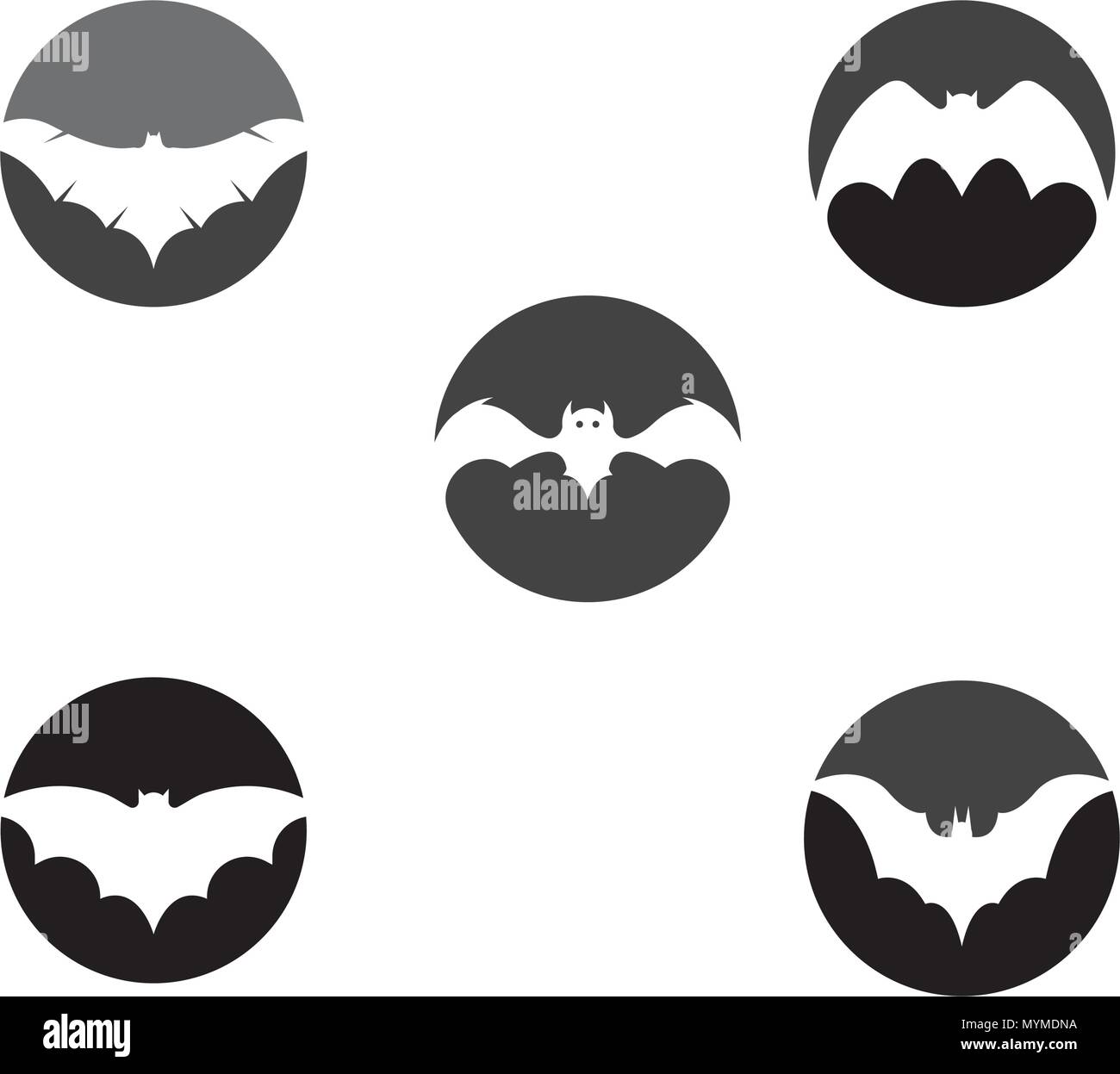 Bat logo hi-res stock photography and images - Alamy
