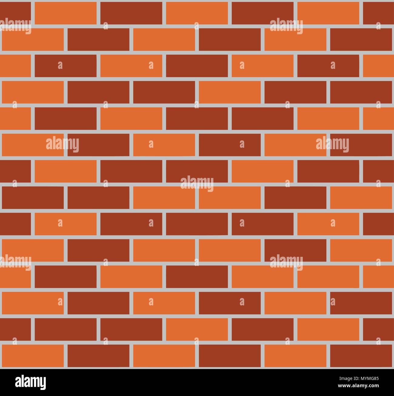 Illustration of brown seamless brick wall Stock Vector Image & Art - Alamy