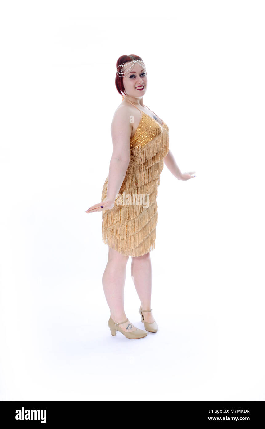 Flapper 1920s fashion Cut Out Stock Images & Pictures - Alamy