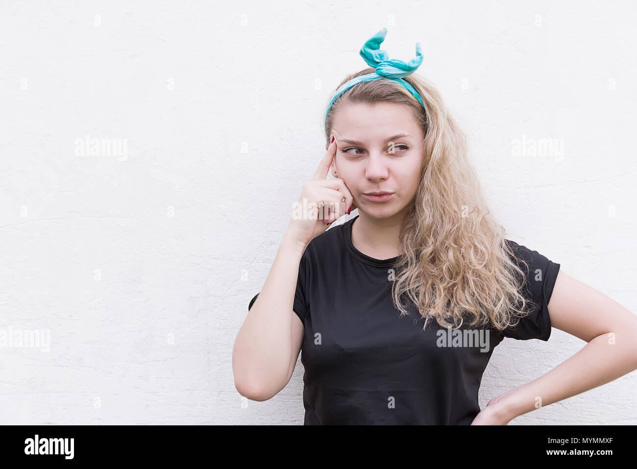 Wagging finger person face hi-res stock photography and images - Alamy