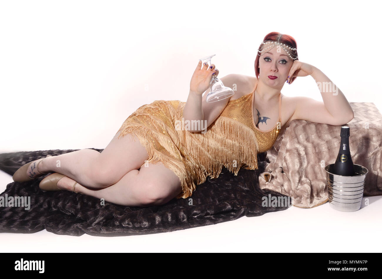 1920s Flappers Drinking