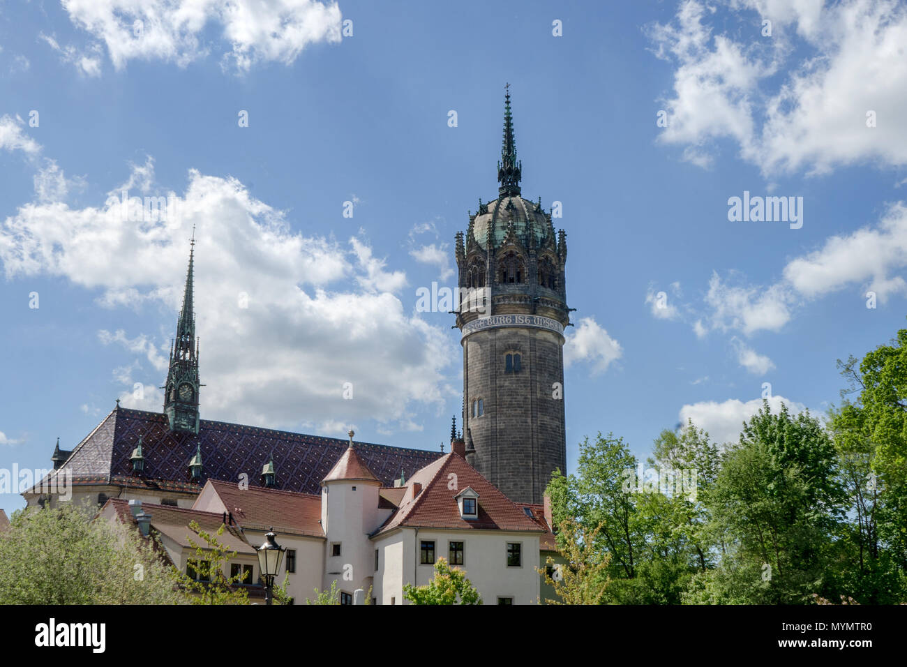Castle church at wittenberg hi-res stock photography and images - Alamy