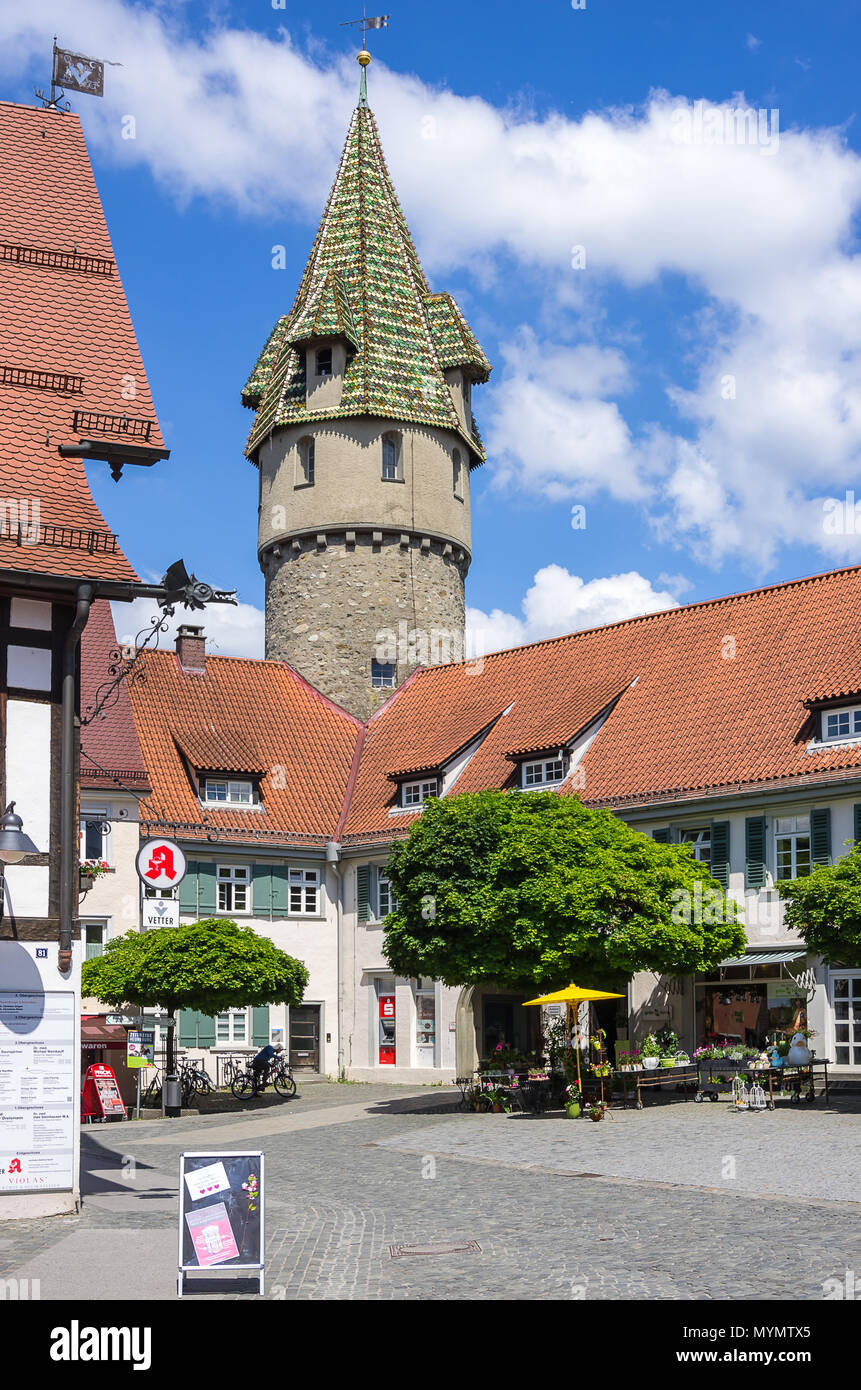 The Green Tower, Ravensburg, Baden-Wurttemberg, Germany Stock Photo - Alamy
