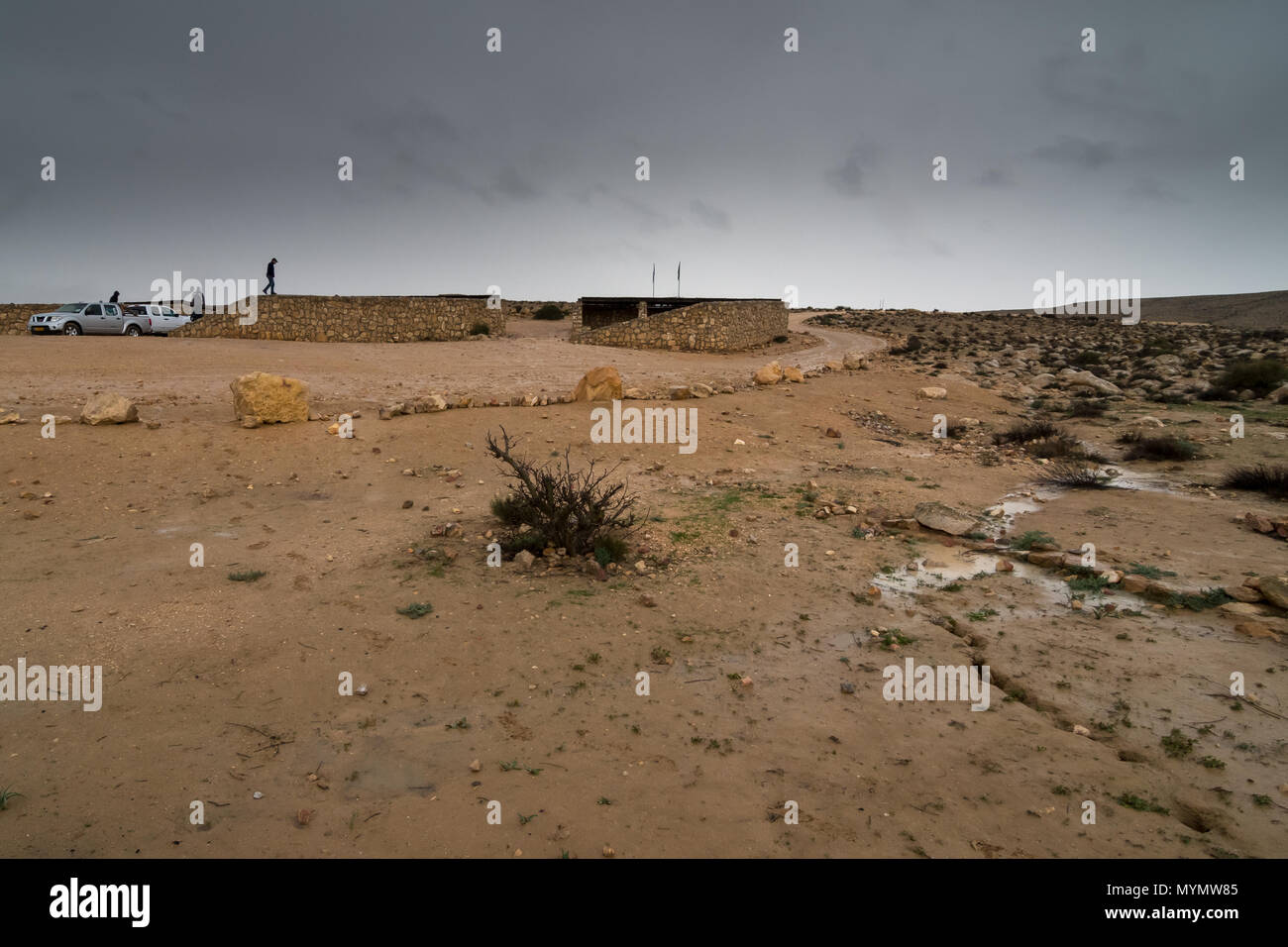 Winter Desert Landscape In Southern Israel Stock Photo - Alamy