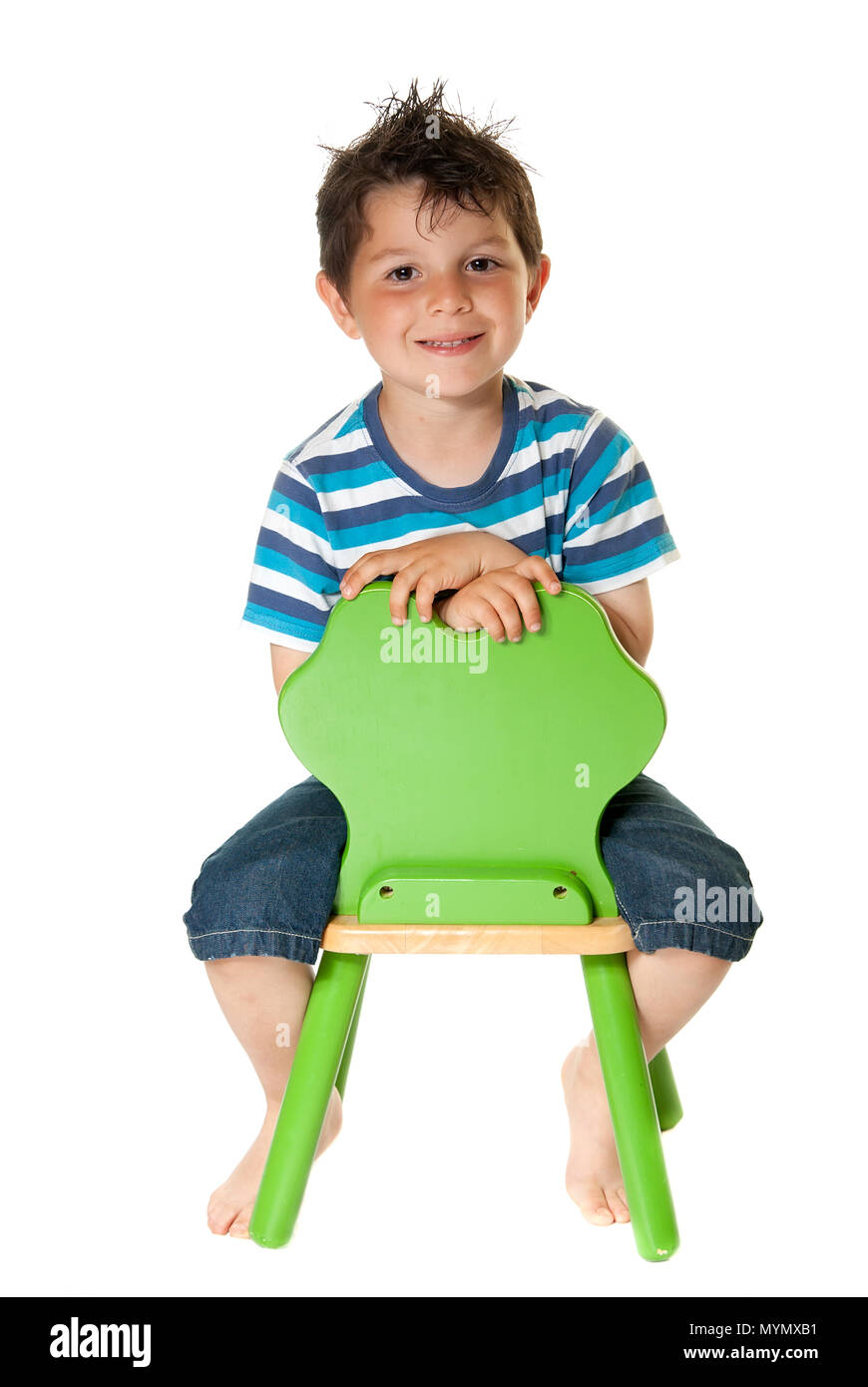 Lovely child isolated on a white background Stock Photo - Alamy