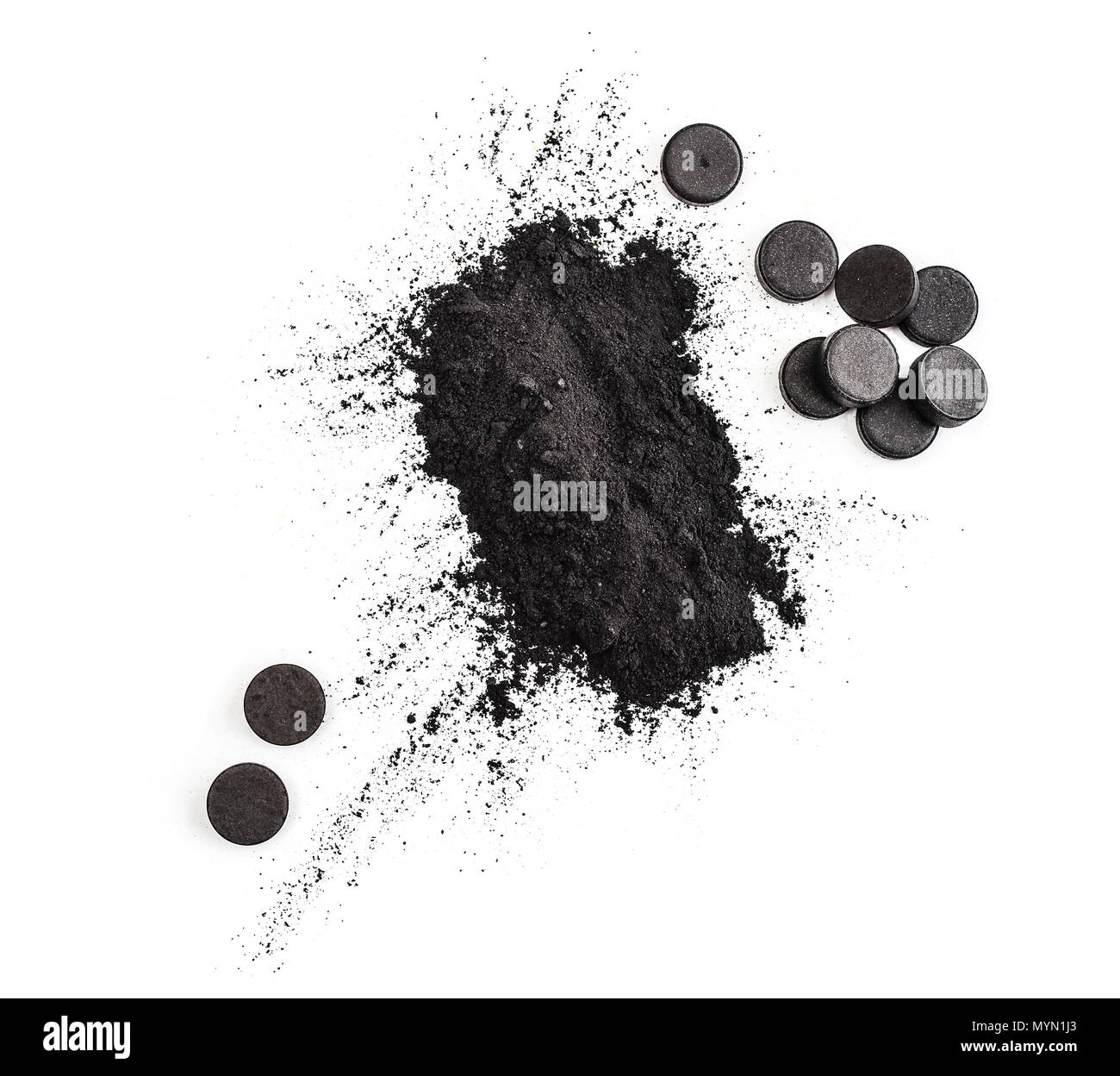 Charcoal powder hi-res stock photography and images - Alamy