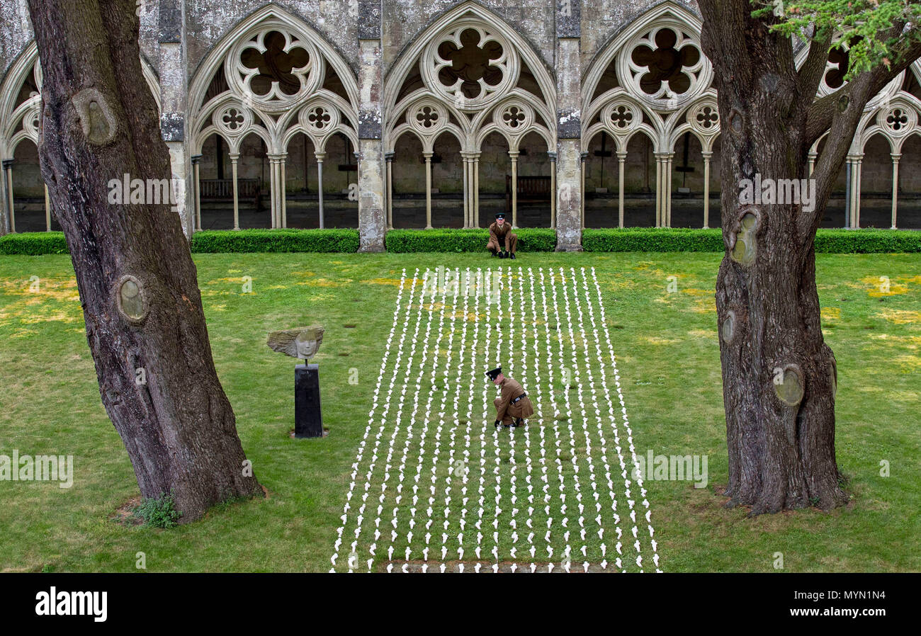 561 shrouded figures being installed hi-res stock photography and ...