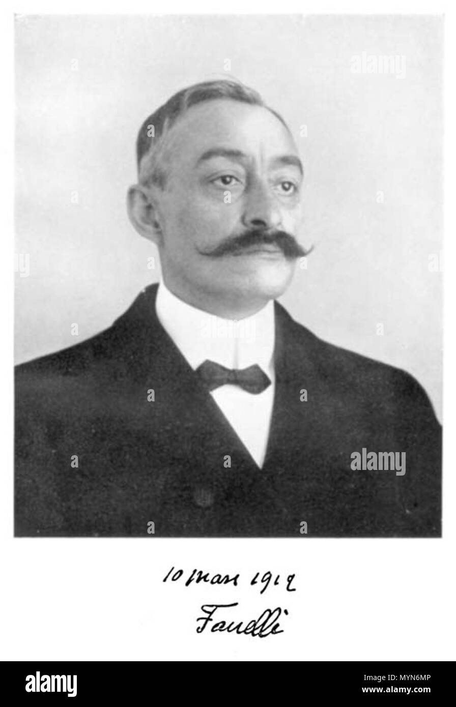. English: Photo of the French composer Ernest Fanelli . March 1912 ...