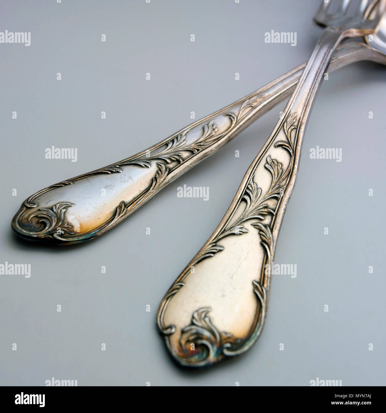 Old forks hi-res stock photography and images - Alamy