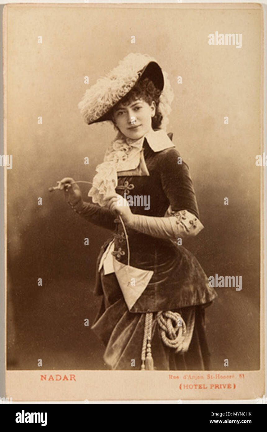 . English: Portrait of a woman . circa 1885. Paul Nadar (1856-1939) 411 Paul Nadar, Portrait of ...