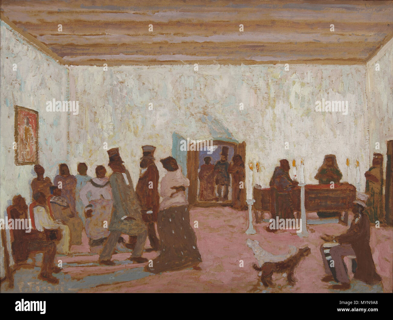 . Español: Obra 'La vida' del pintor uruguayo Pedro Figari. Óleo sobre ...