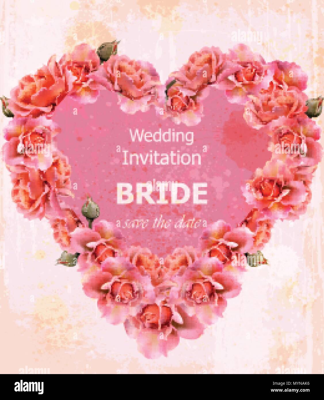 Wedding Invitation Hearts