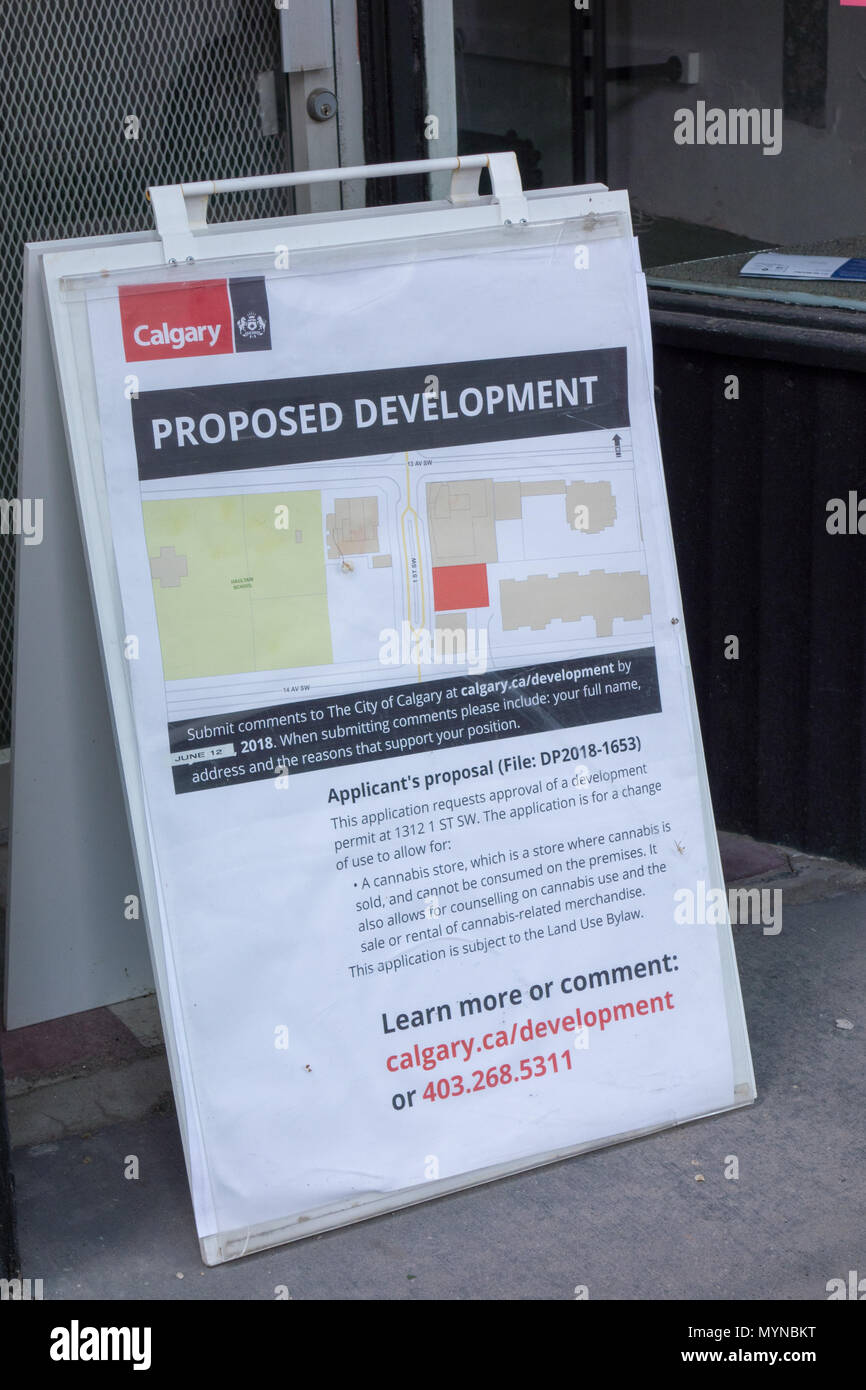 Development Permit Application Signboard outside the former IODE shop ...