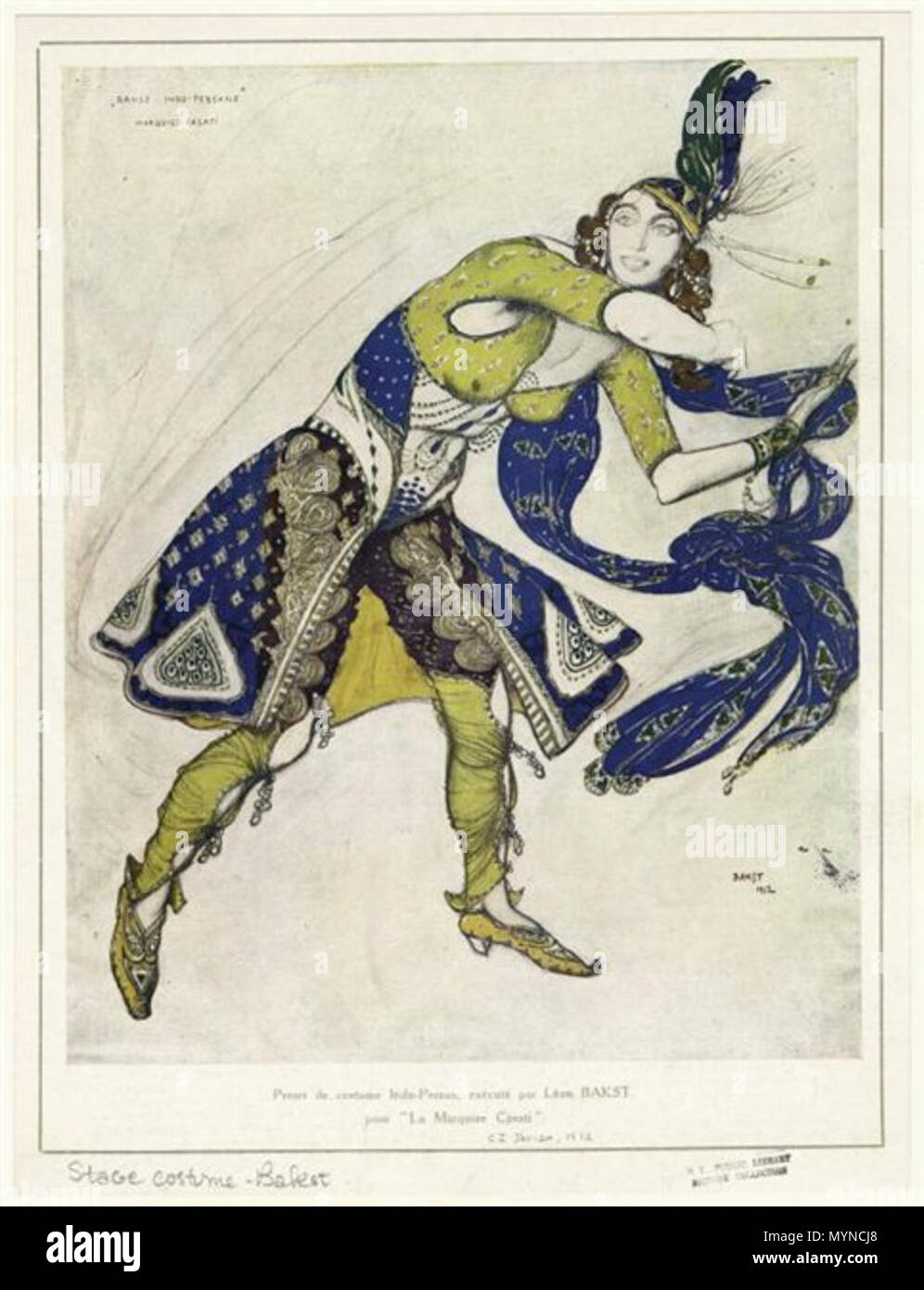 . bakst indo-persian dance 1912 . 1912. Bakst 416 Persian dance ...