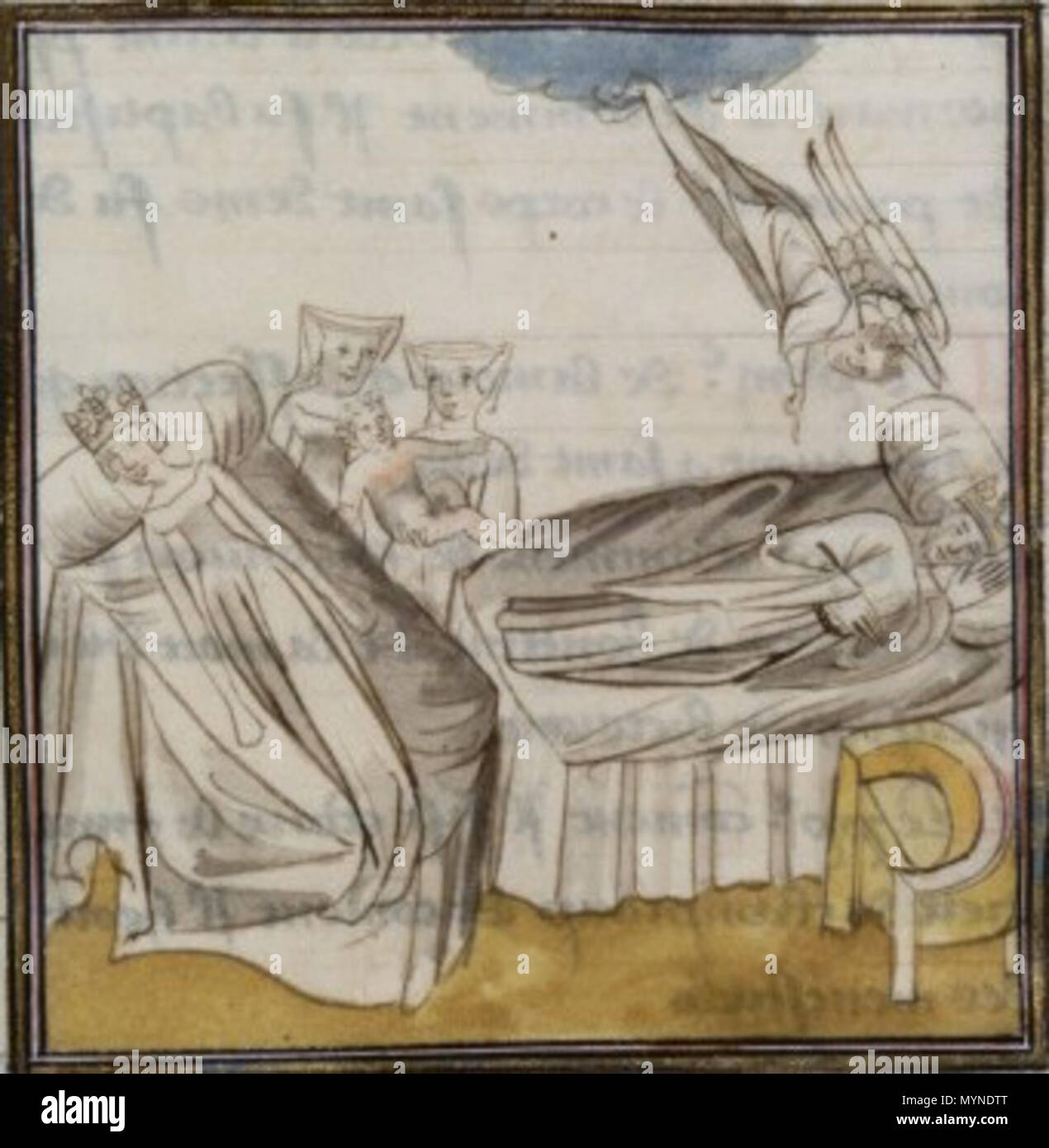 . Français : Naissance de Philippe Auguste . 14th century. Anonymous ...