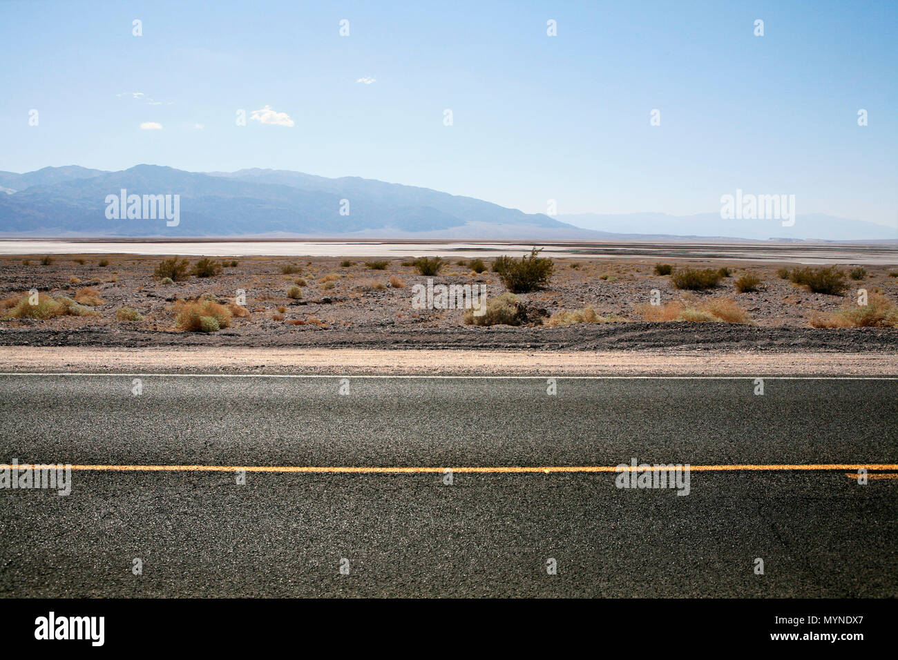 Desert Road From The Side