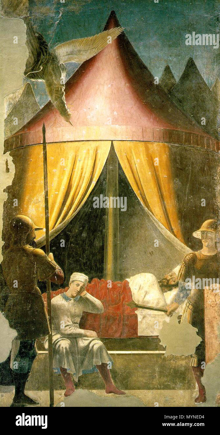 . PIERO della FRANCESCA Constantine's Dream Fresco, 329 x 190 cm San ...