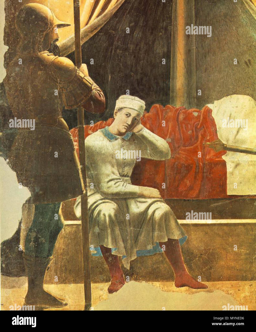 . PIERO della FRANCESCA Constantine's Dream Fresco, 329 x 190 cm San ...