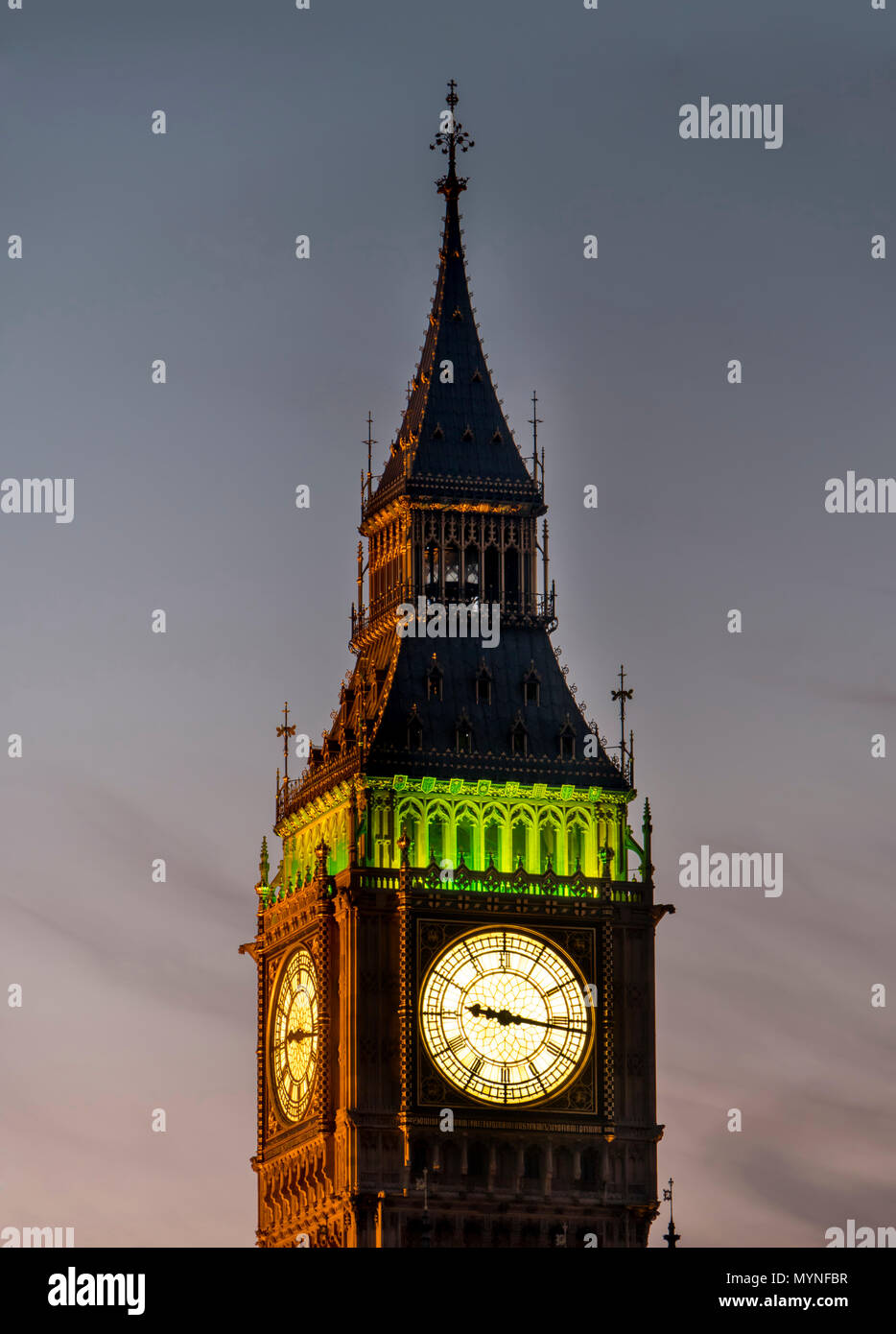 UK, england, London, Big Ben sunset Stock Photo - Alamy