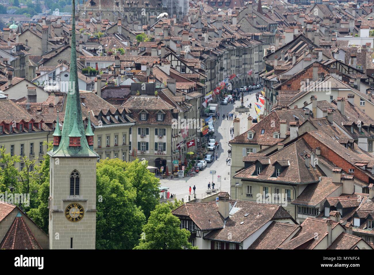 Europe; Switzerland; Bern, view, city, old town, swiss, urban,vista ...
