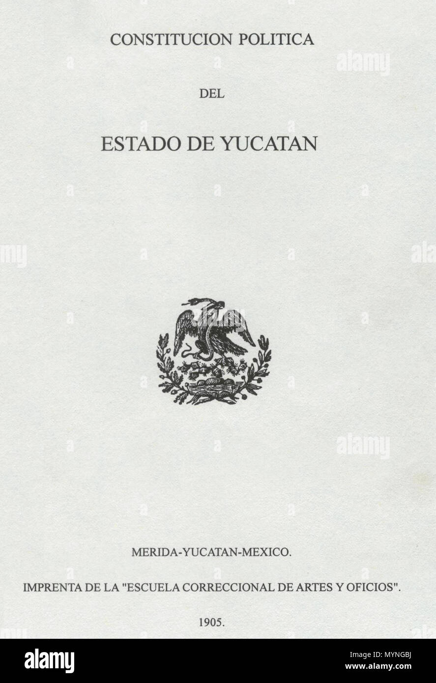 . Español: Portada de la Constitucion de 1905 . 2009. Universidad ...