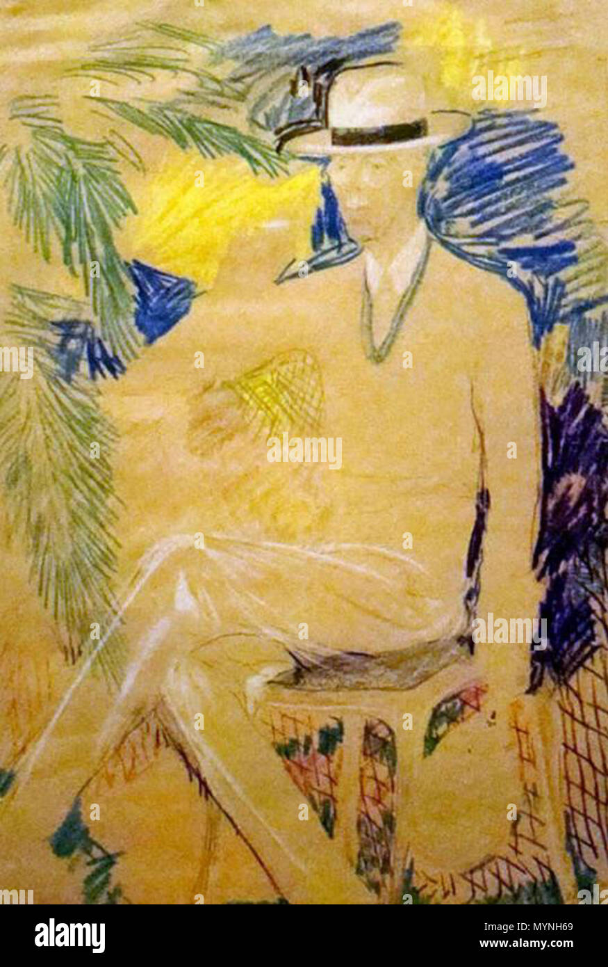 . Портрет неизвестного . 20th century. Малявин 433 Portrait of unknown ...