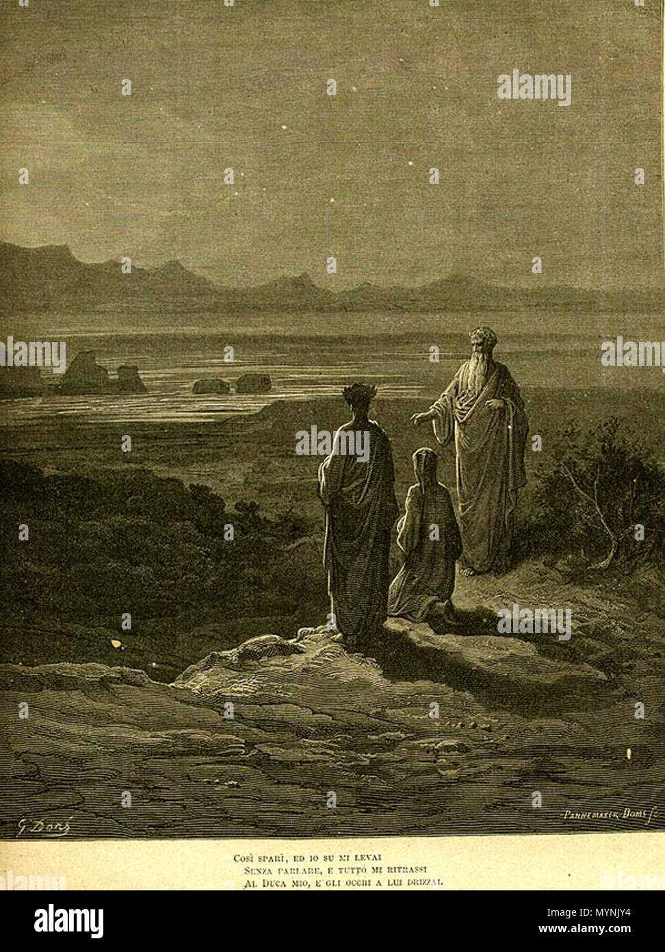 Dantes purgatorio hi-res stock photography and images - Alamy