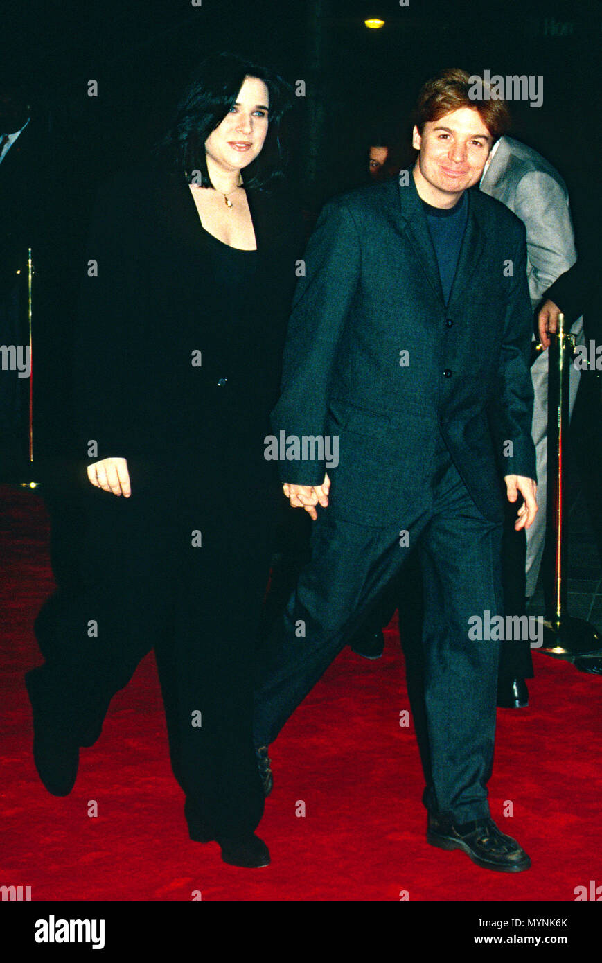 Washington, DC., USA, October 3, 1993 Mike Meyers and his wife Robin ...