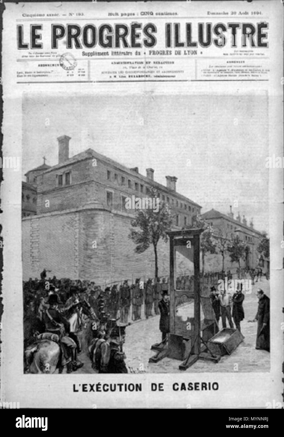 A guillotine france Black and White Stock Photos & Images - Alamy