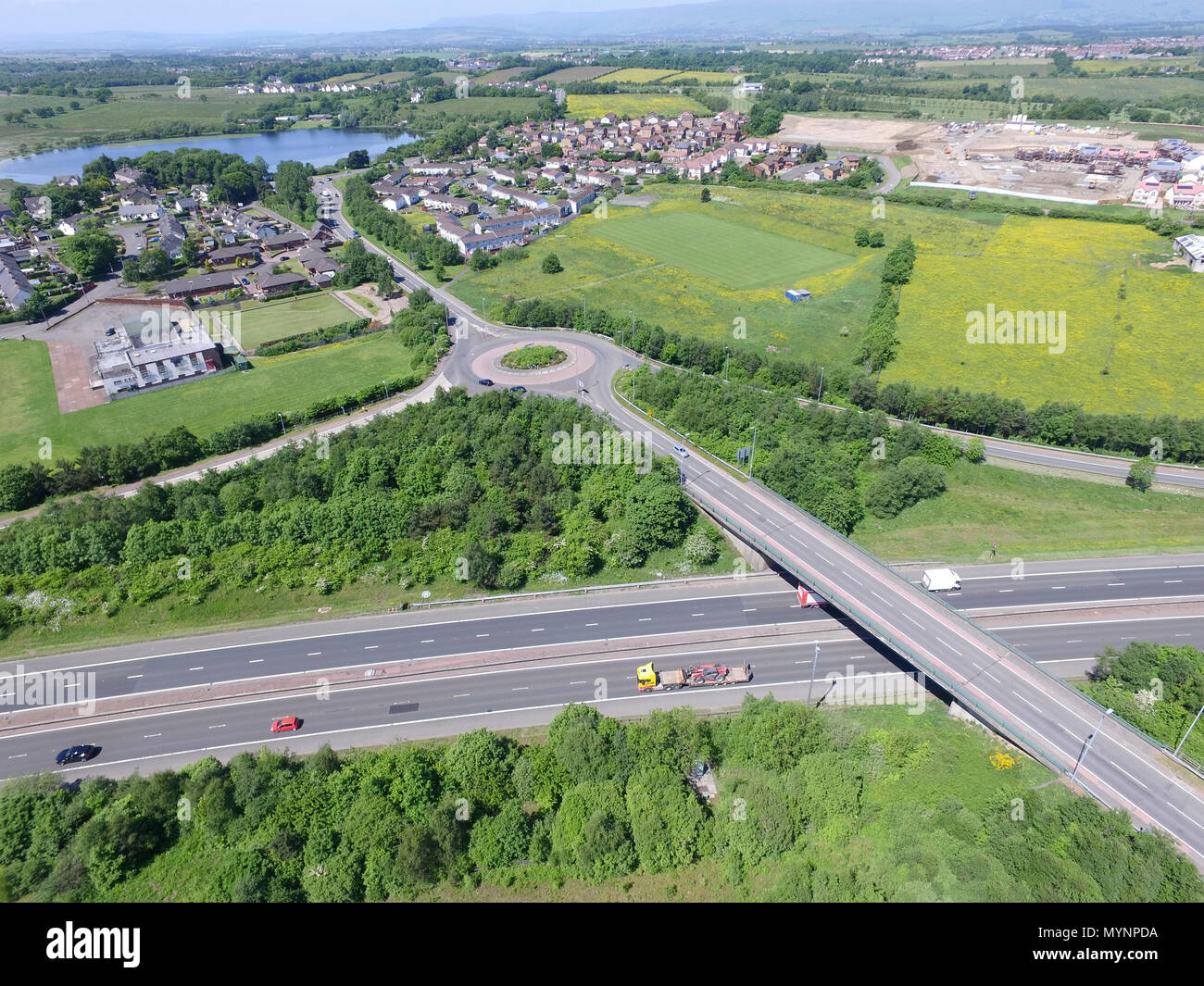 North lanarkshire aerial hi-res stock photography and images - Alamy