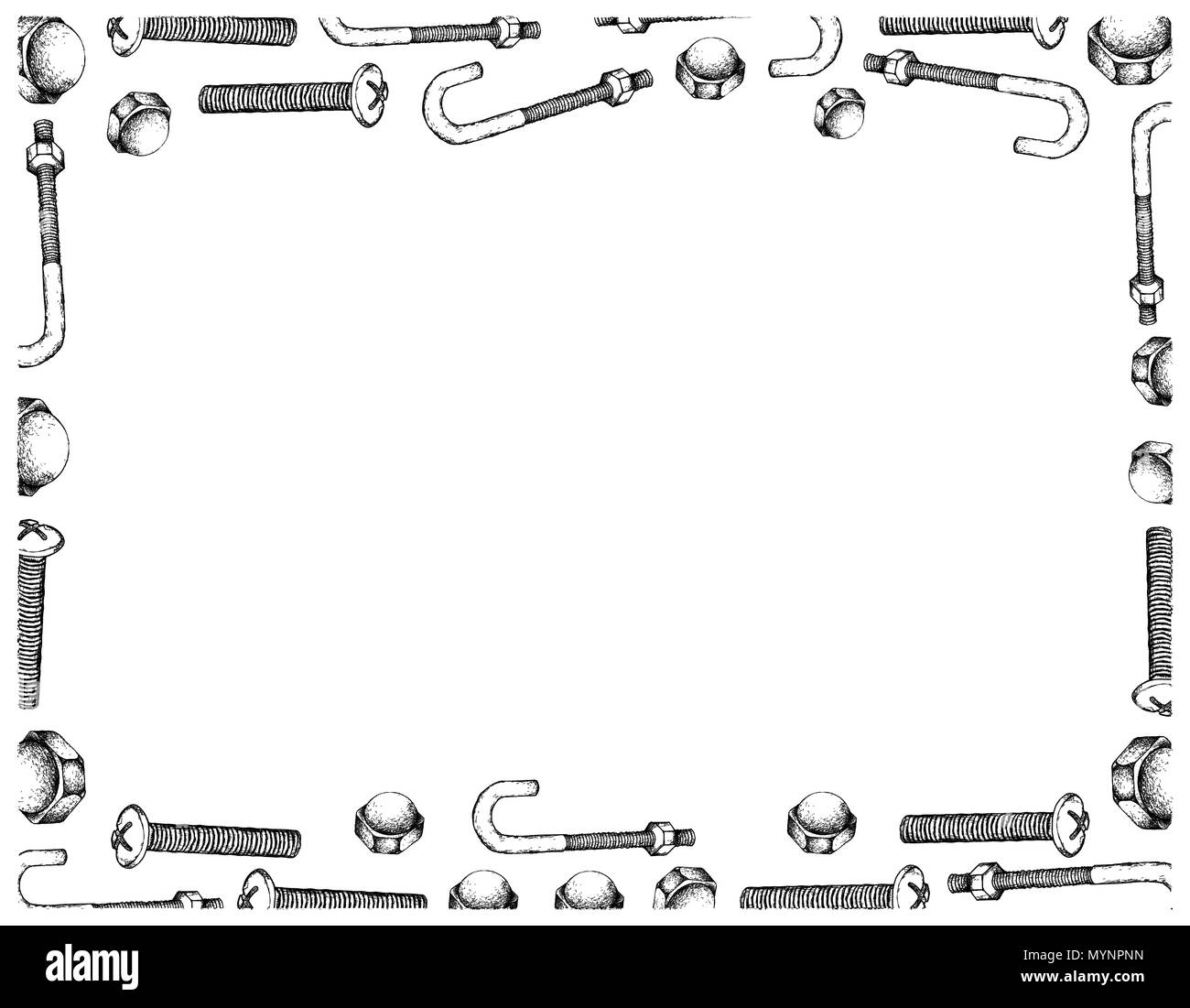 Anchor bolts construction Black and White Stock Photos & Images - Alamy