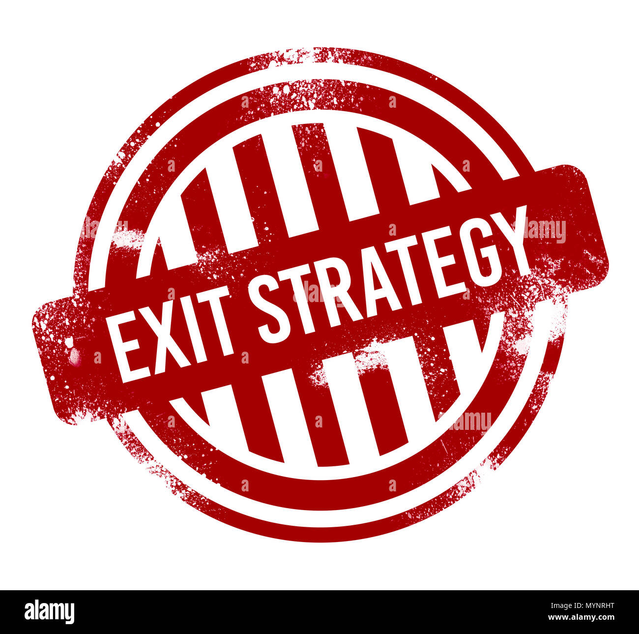 Exit sign business strategy Cut Out Stock Images & Pictures - Alamy