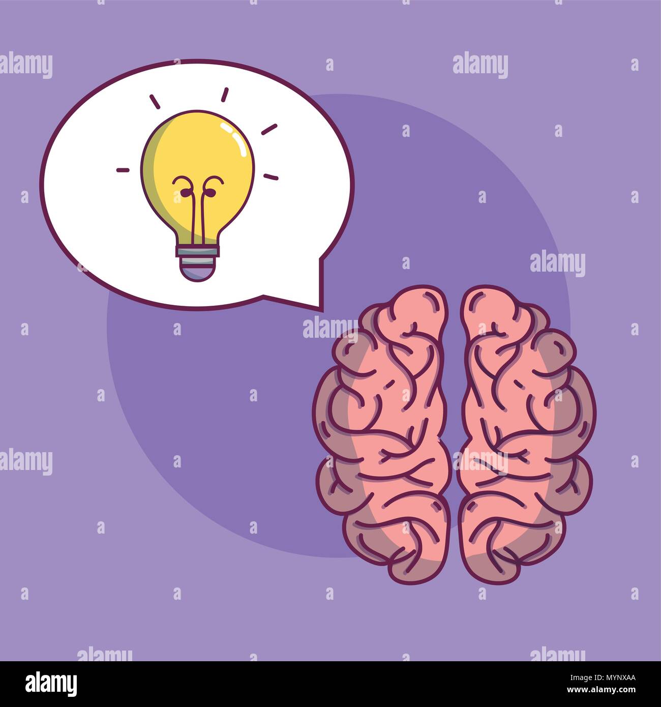 Brain and intelligence concept Stock Vector Image & Art - Alamy