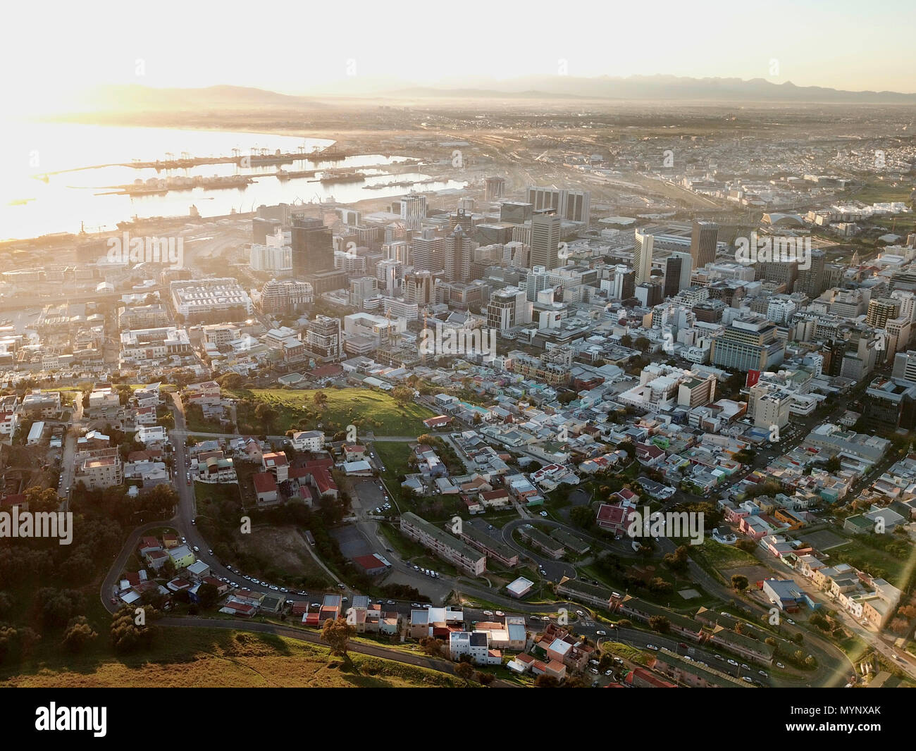 Aerial view of Cape Town, South AfricaG Stock Photo - Alamy