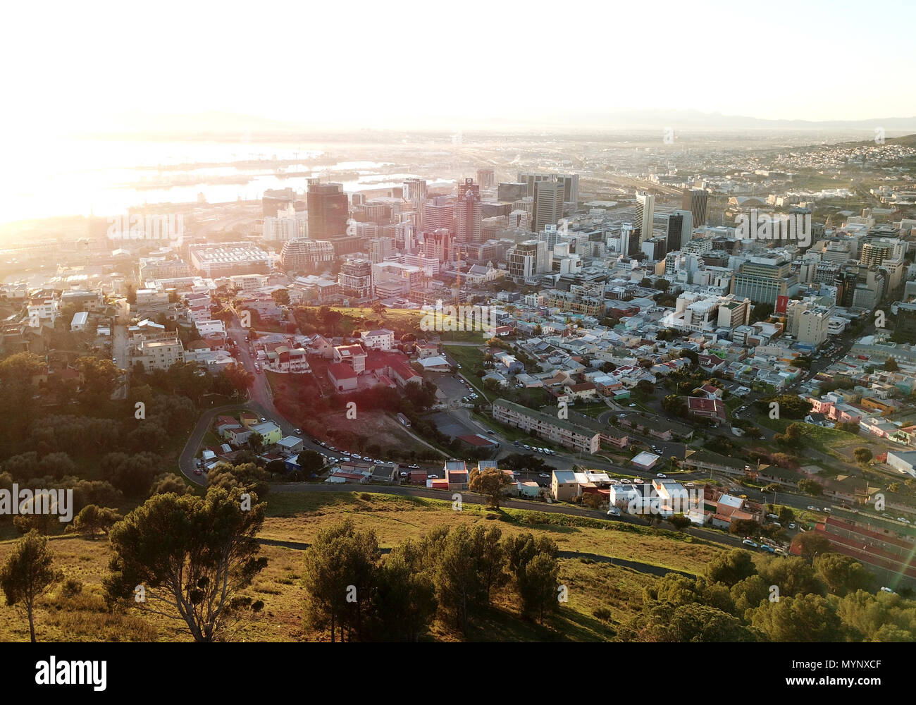 Aerial view of Cape Town, South Africa Stock Photo - Alamy