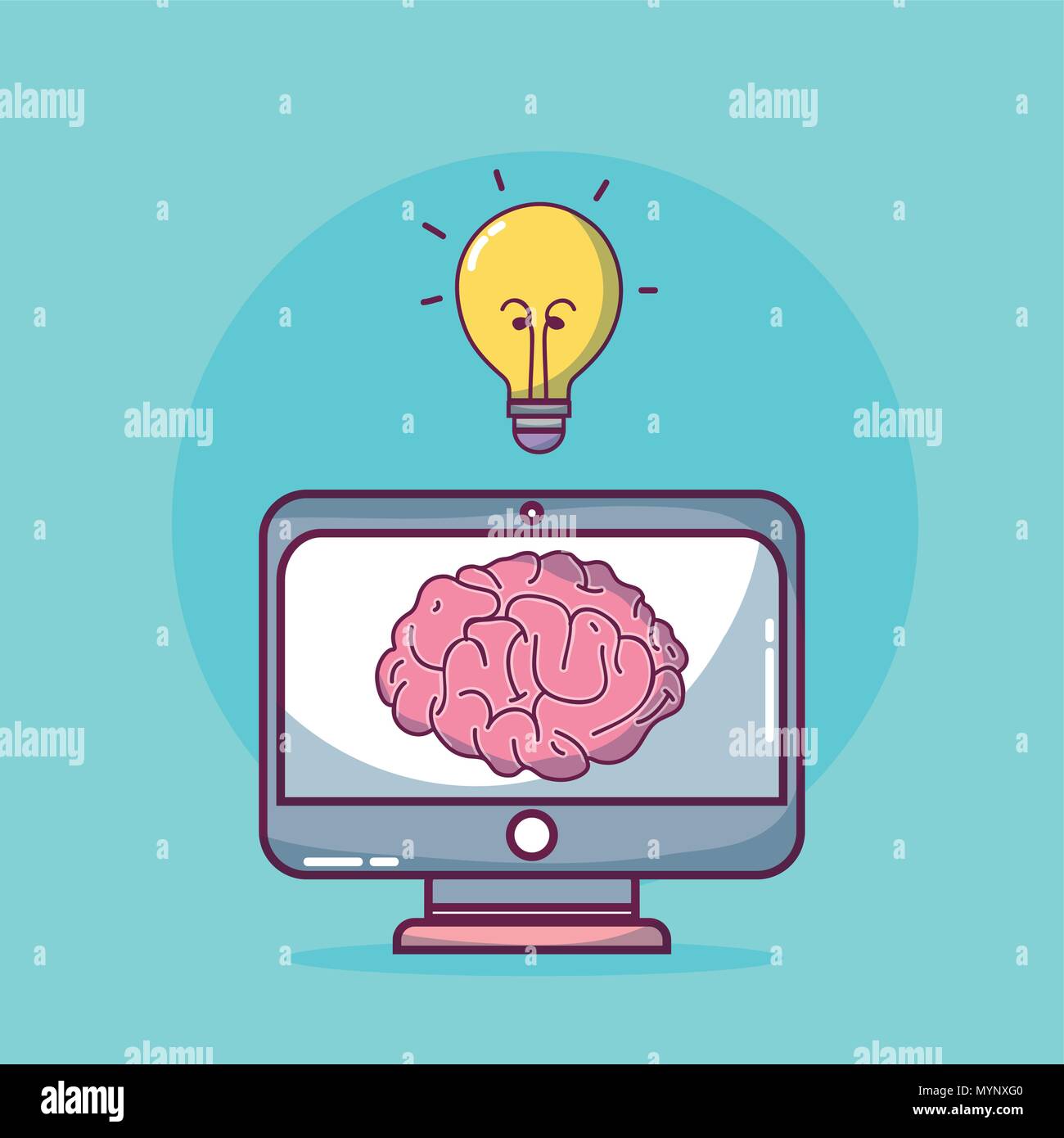 Brain and intelligence concept Stock Vector Image & Art - Alamy