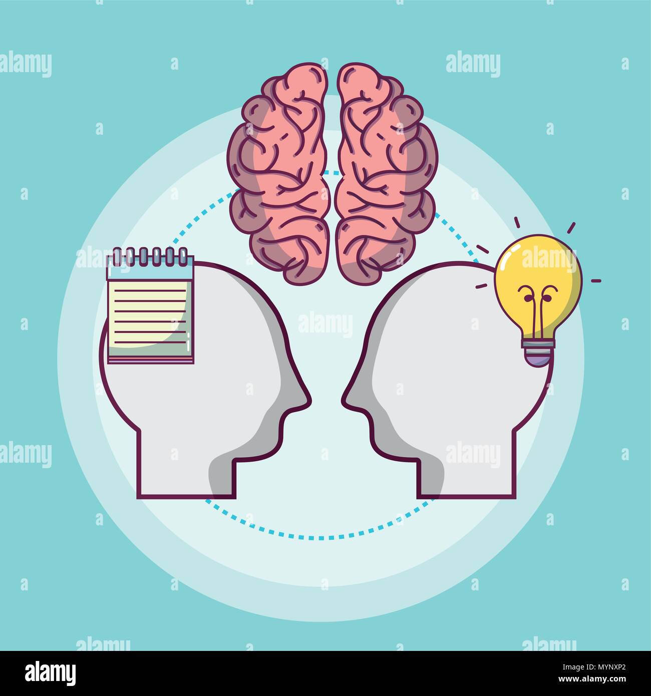 Brain and intelligence concept Stock Vector Image & Art - Alamy
