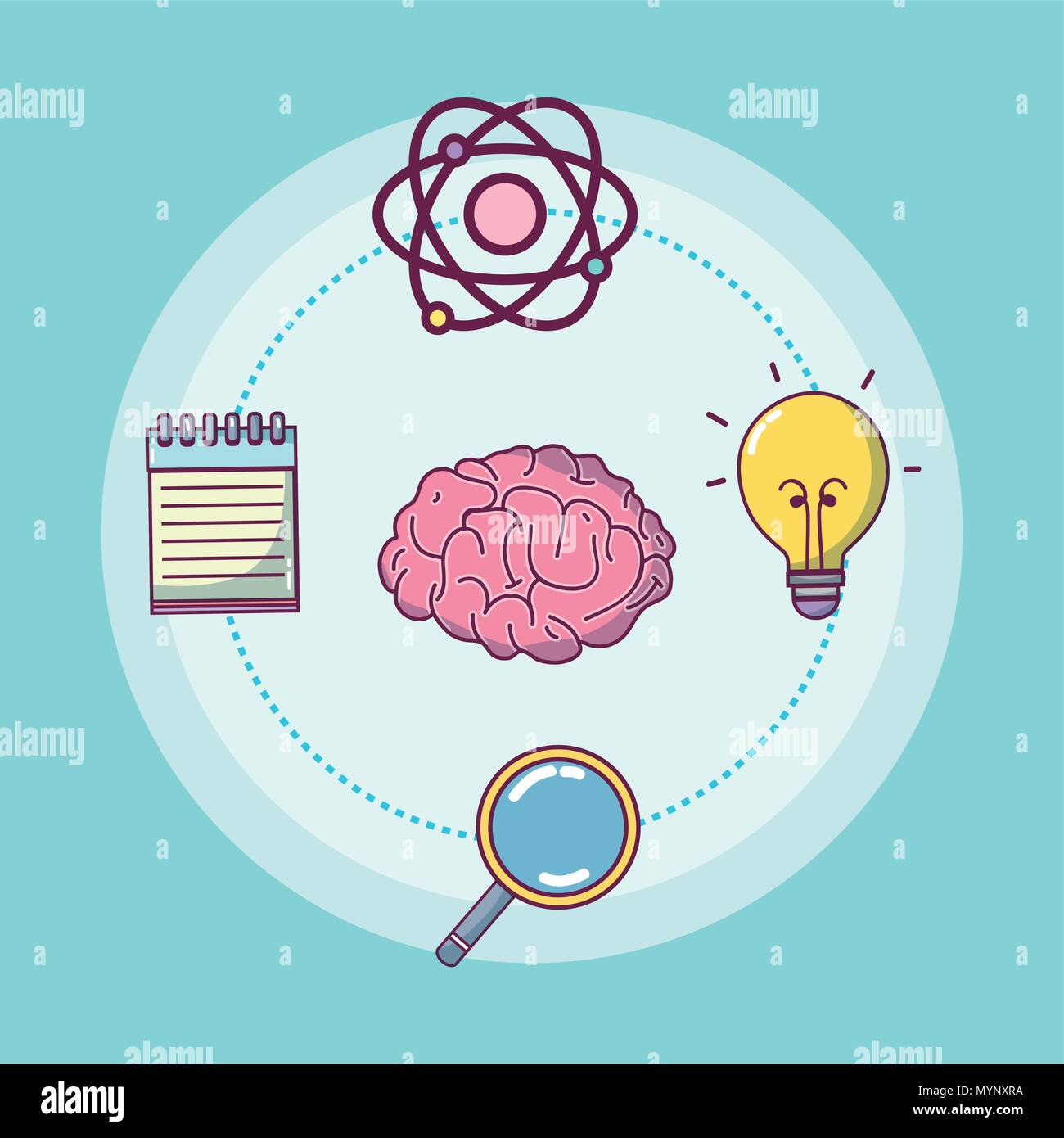Brain and intelligence concept Stock Vector Image & Art - Alamy