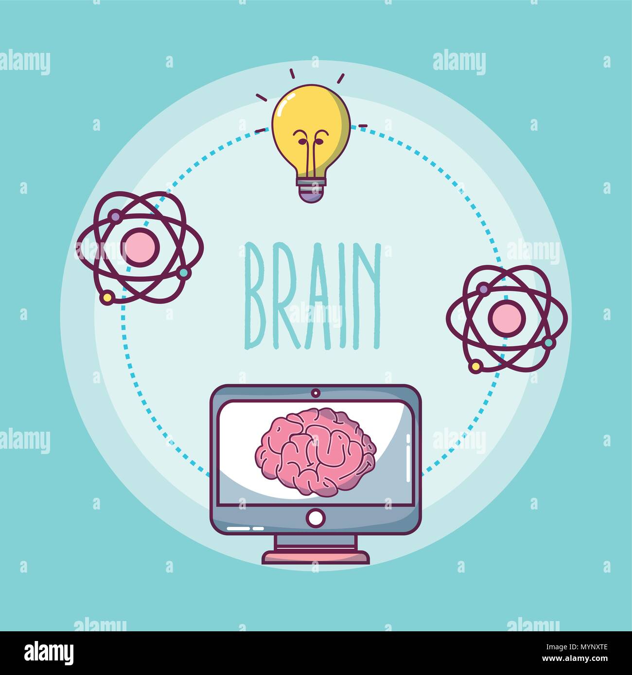 Brain and intelligence concept Stock Vector Image & Art - Alamy