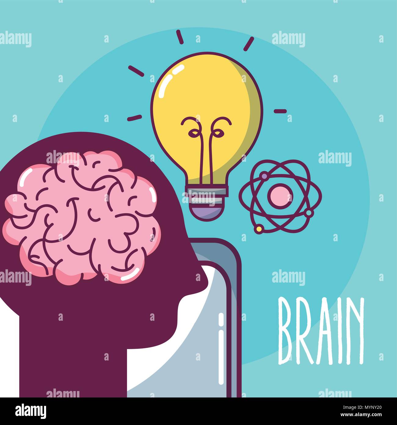 Brain and intelligence concept Stock Vector Image & Art - Alamy