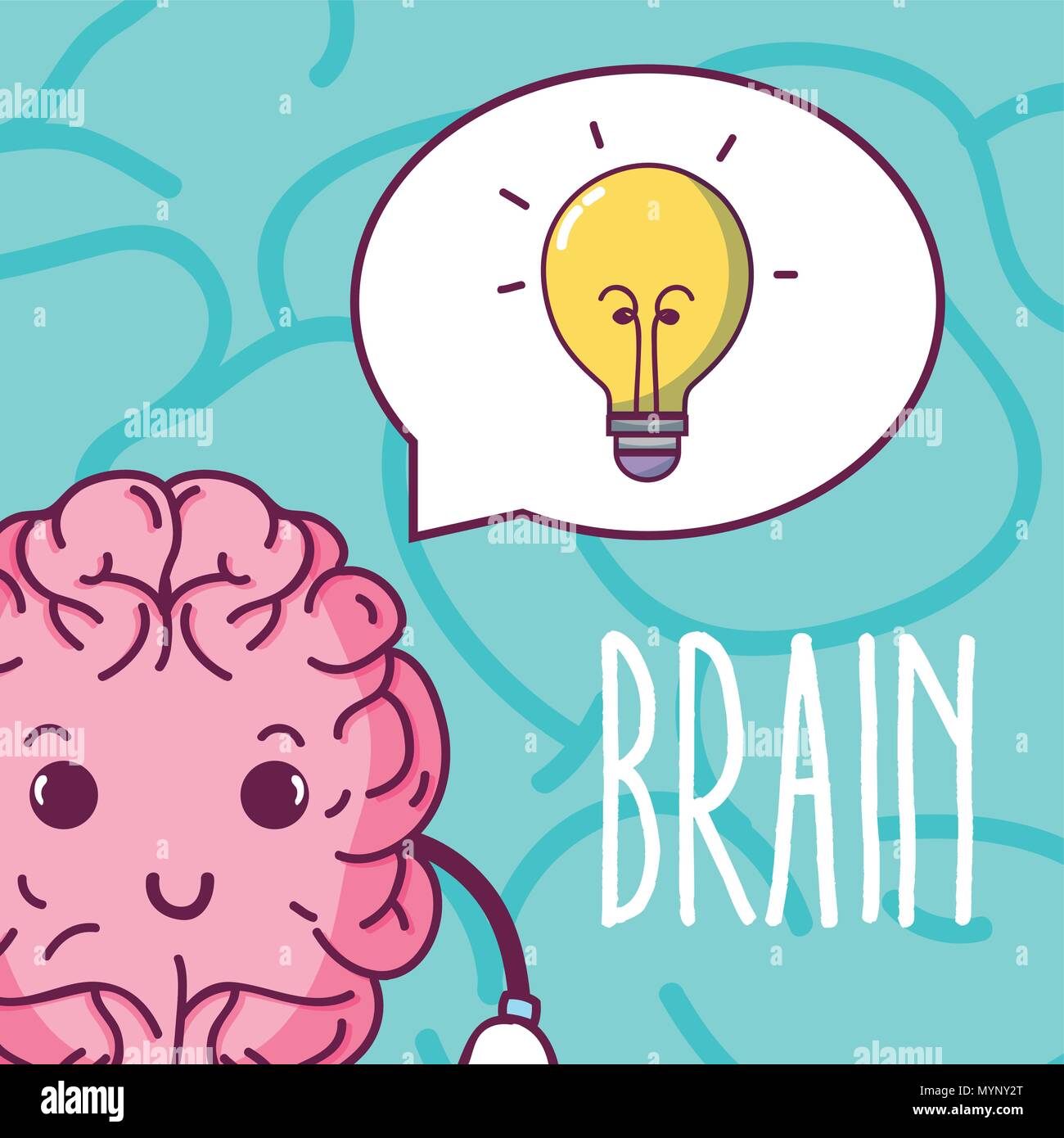 Big bubble head cartoon hi-res stock photography and images - Alamy