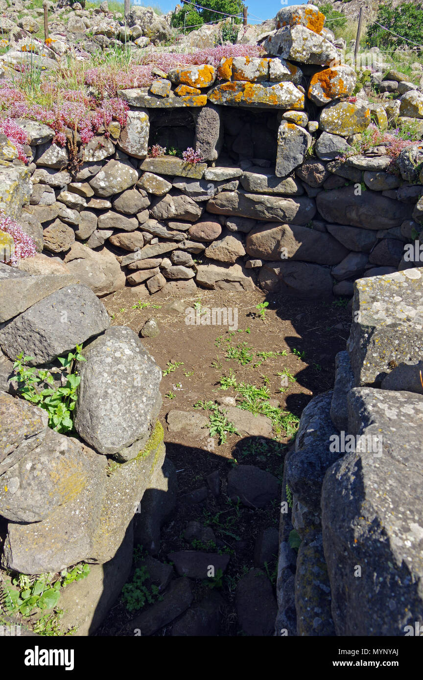 Macomer, Sardinia, Italy. Tamuli archeological area Stock Photo - Alamy