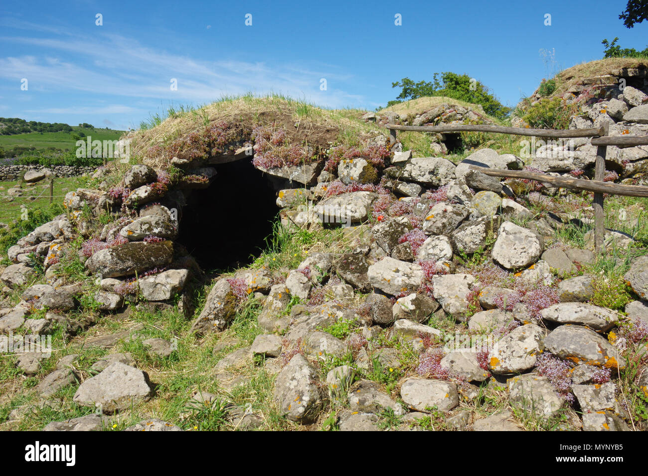 Macomer, Sardinia, Italy. Tamuli archeological area Stock Photo - Alamy
