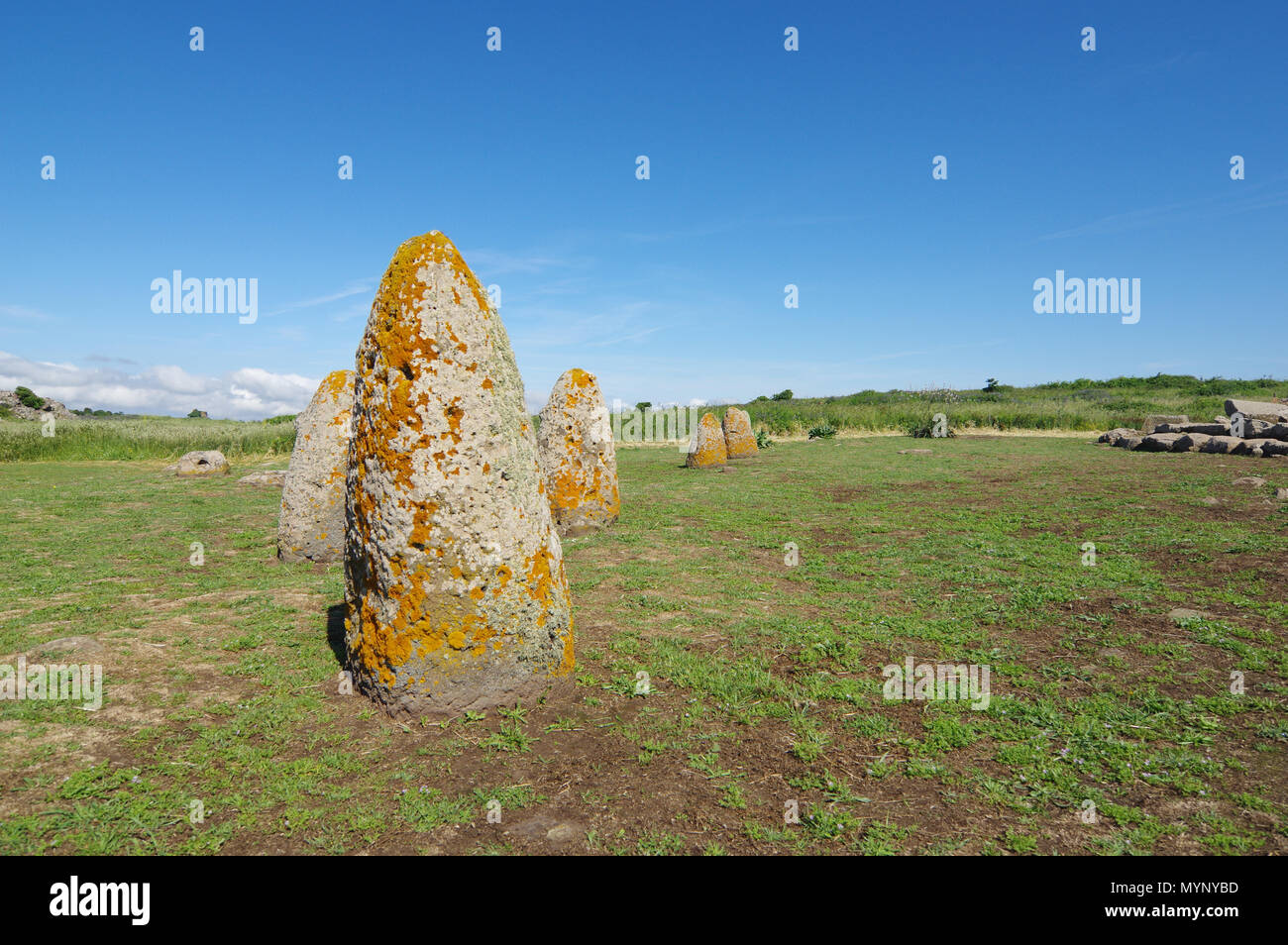 Macomer, Sardinia, Italy. Tamuli archeological area Stock Photo - Alamy