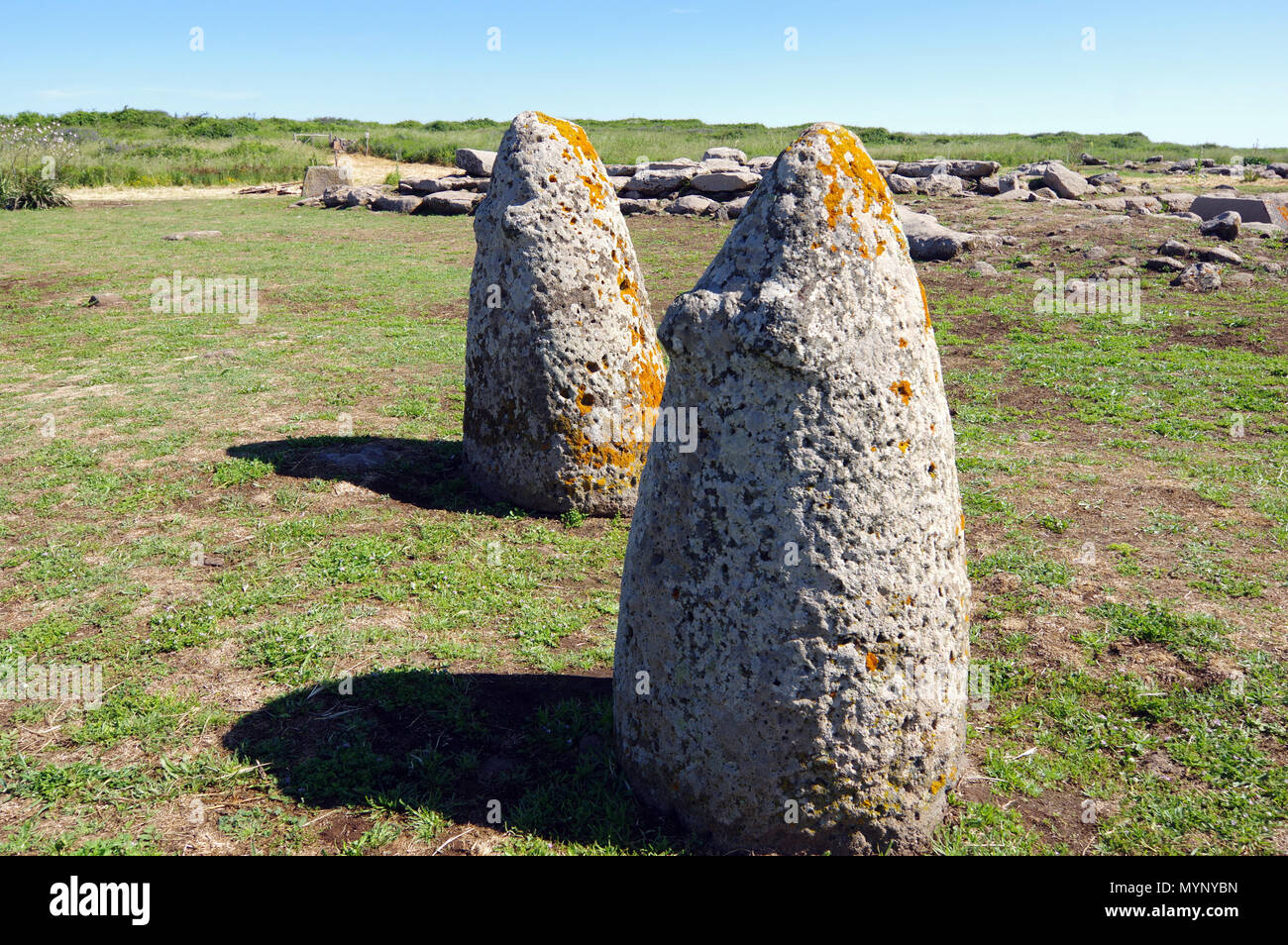 Macomer, Sardinia, Italy. Tamuli archeological area Stock Photo - Alamy