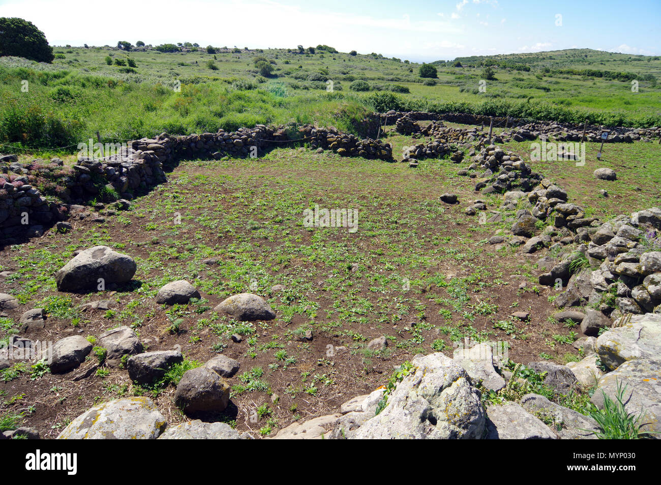 Macomer, Sardinia, Italy. Tamuli archeological area Stock Photo - Alamy