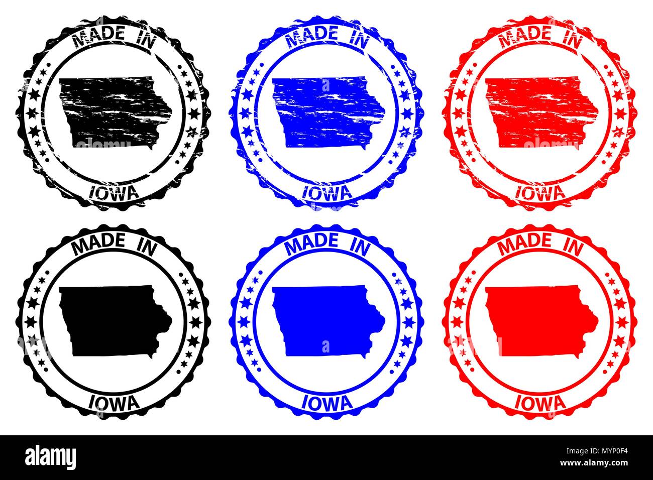 Iowa stamp hi-res stock photography and images - Alamy