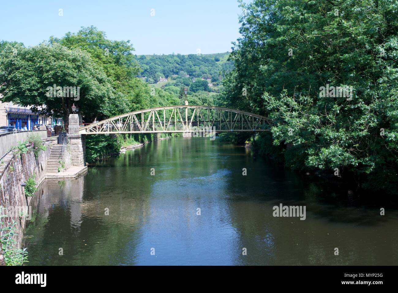 The River Derwent in Matlock Bath, Derbyshire Stock Photo - Alamy