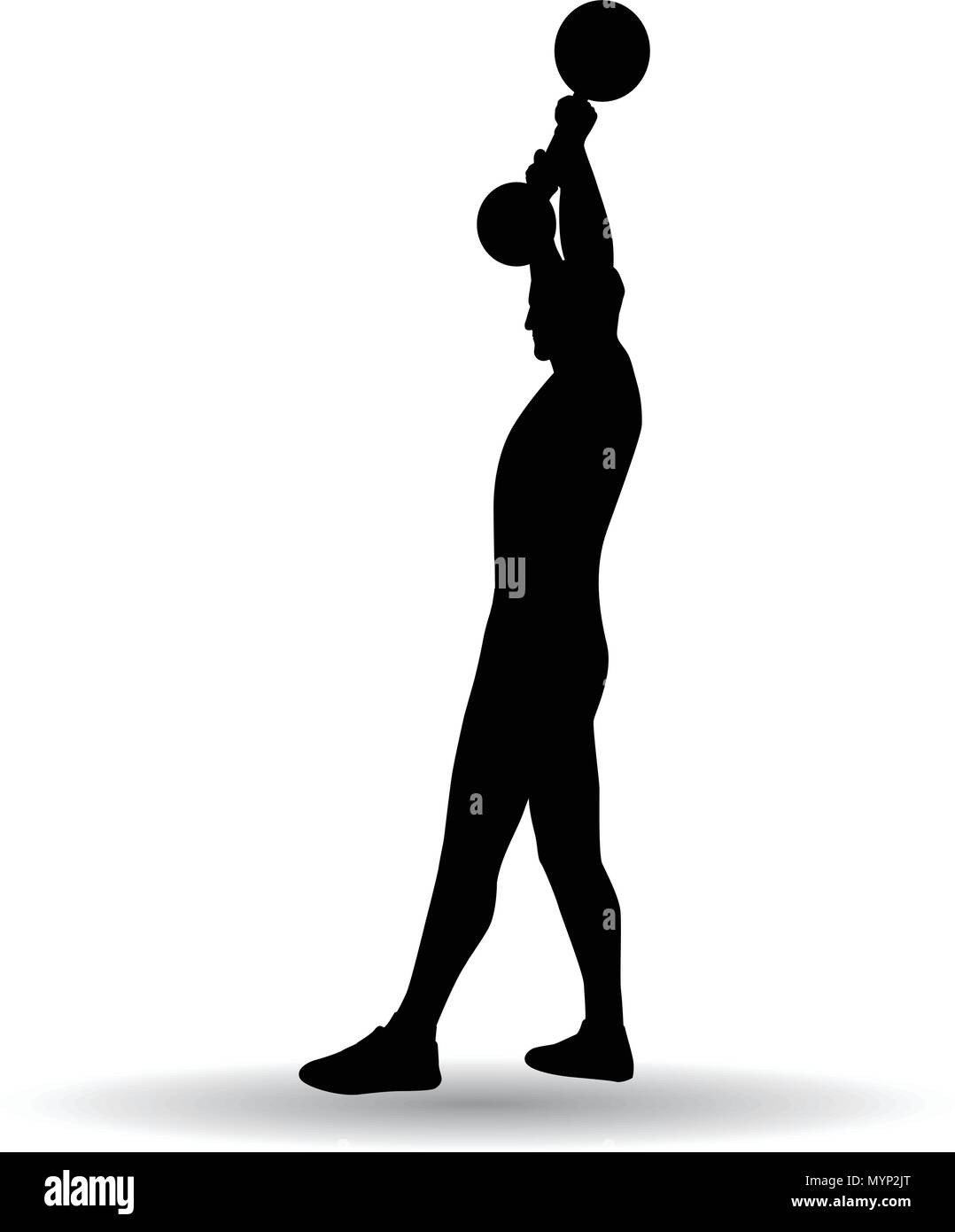 Man exercise vector vectors hi-res stock photography and images - Alamy
